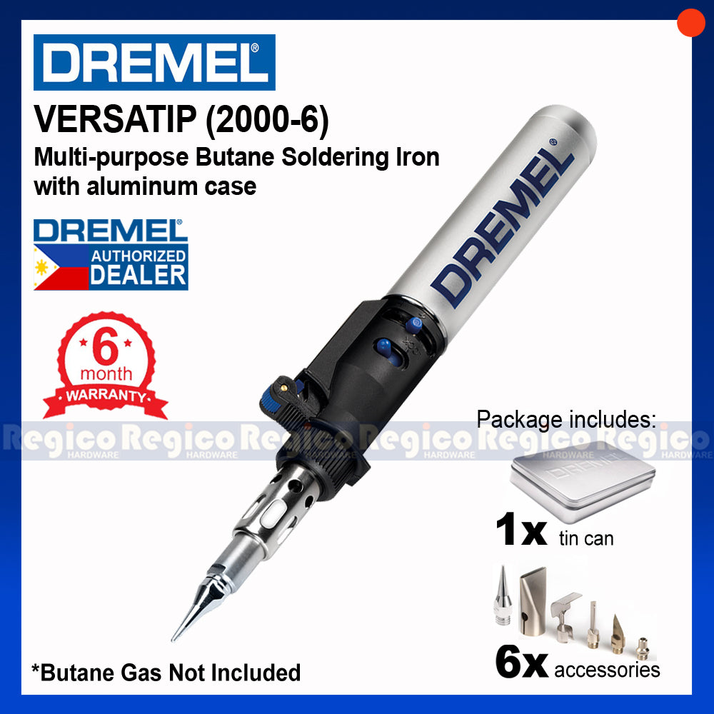 DREMEL VERSATIP #2000 Multipurpose Butane Soldering Iron with aluminum ...