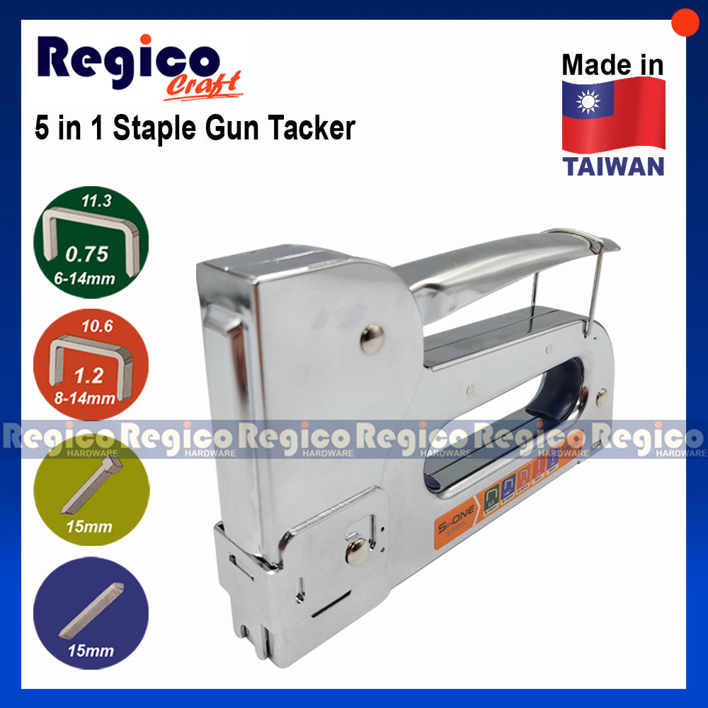 UniTacker Staple Gun Tacker 5 in 1 #DS00832-01 – PJRegico Hardware