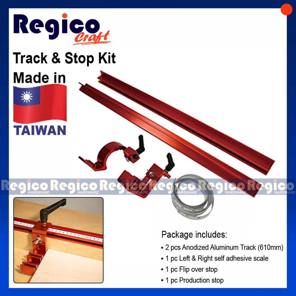 Regicocraft Track & Stop Kit #00930 – PJRegico Hardware