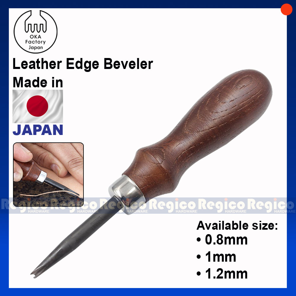 Oka Leather Edge Beveller Leatherworking Leather Craft Tools – PJRegico ...