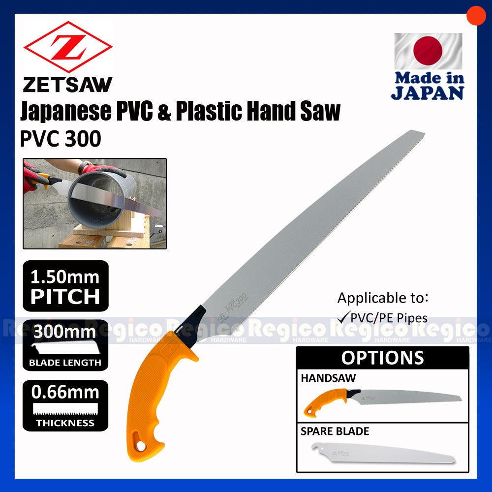 ZETSAW Japanese PVC and Plastic Saw (PVC 300) – PJRegico Hardware