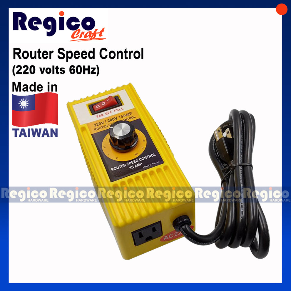 Regicocraft Router Speed Control 220 volts 60Hz #00364 – PJRegico Hardware